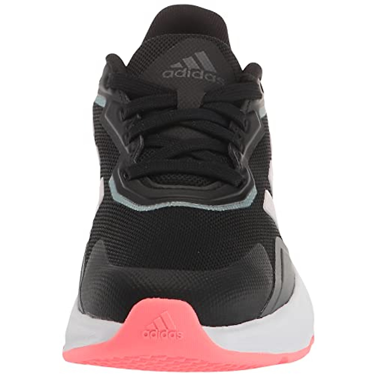 adidas Women's X9000L1 Running Shoe, Core Black/Almost Pink/Acid Red, 6