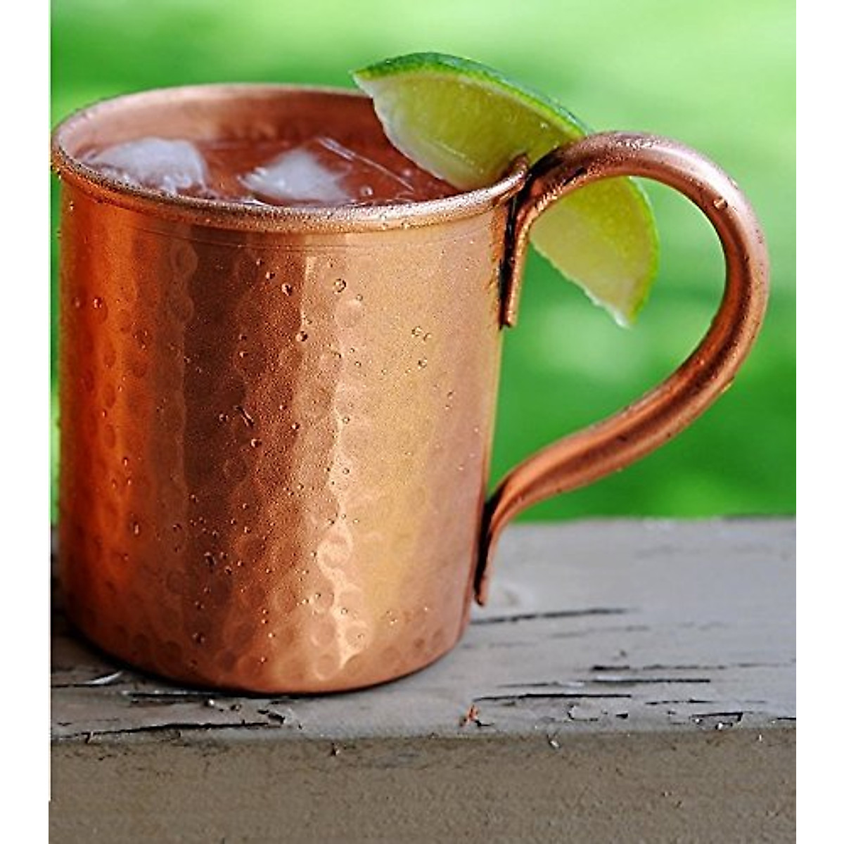Hammered Copper Mugs for Moscow Mules - 14 Oz Size,set of 4 pc