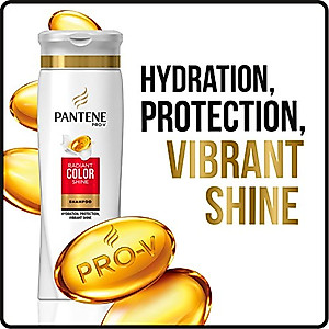 Pantene Radiant Color Shine Shampoo 25.4 Fl Oz (Pack of 3)