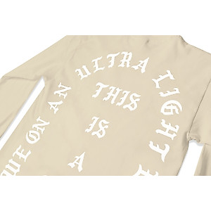 AA Apparel The Life of Pablo Tour | I Feel Like Pablo Long Sleeve Shirt (Extra Extra Large, Sand)