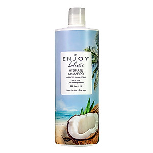 ENJOY Holistic Hydrate Shampoo, pH 5.0-6.0, For All Hair Types, Shampoo For Color Treated Hair, Shampoo for Men and Women, Curly Hair Shampoo - 33 Oz.