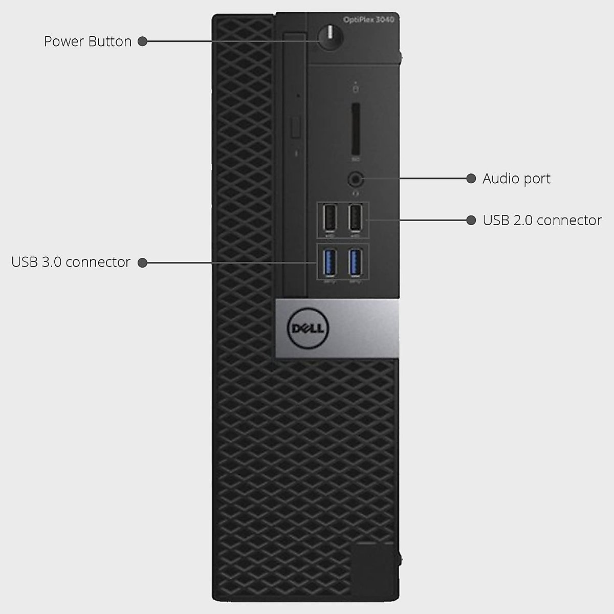 Dell Video Editing CAD OptiPlex 3040 Desktop Computer PC, Intel Core i7-6500, 3.2 GHz Processor, 16GB RAM, 480GB SSD (Fast Boot) + 2TB HDD, Graphics RX-550 4GB DDR5, WiFi, Windows 10 Pro (Renewed)