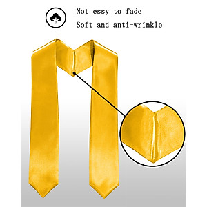 Happy Secret Adult Graduation Stole 60” Long Shawl for Academic Commencements