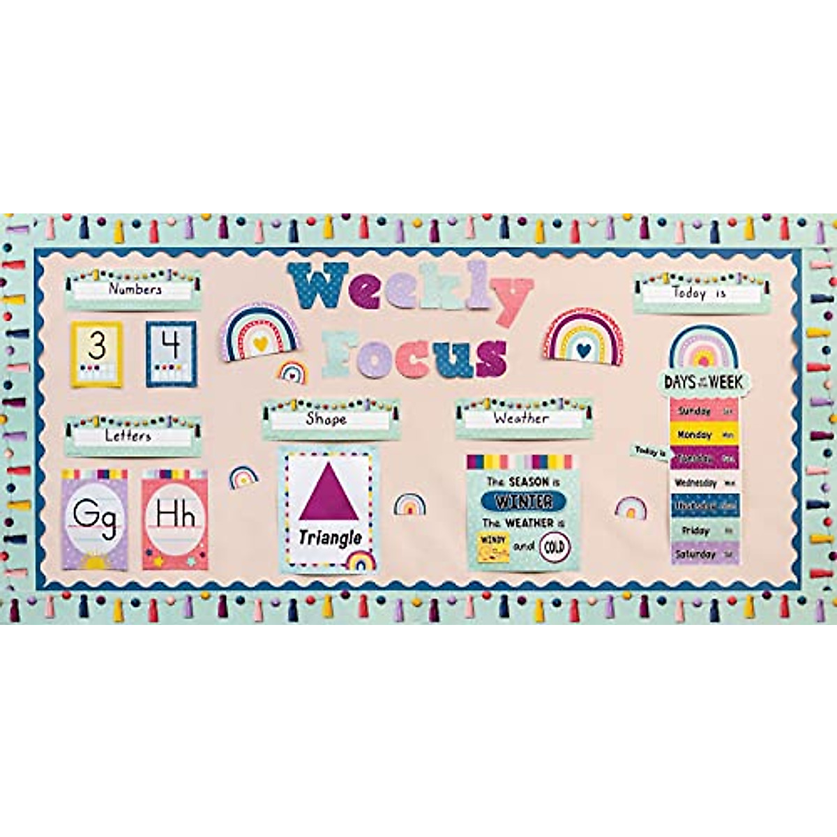 Teacher Created Resources Oh Happy Day Bold Block 4" Letters Combo Pack (TCR9037)
