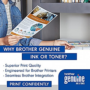 Brother Genuine High Yield Toner Cartridge, TN433C, Replacement Cyan Toner, Page Yield Up to 4,000 Pages, Amazon Dash Replenishment Cartridge, TN433, 1 Size