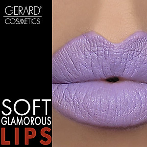 Gerard Cosmetics Lipstick Lilac Moon, Bright Purple Lipstick with Comfort Matte Finish, Highly Pigmented, Smooth Formula with Hydrating Ingredients, Cruelty Free & Made in USA