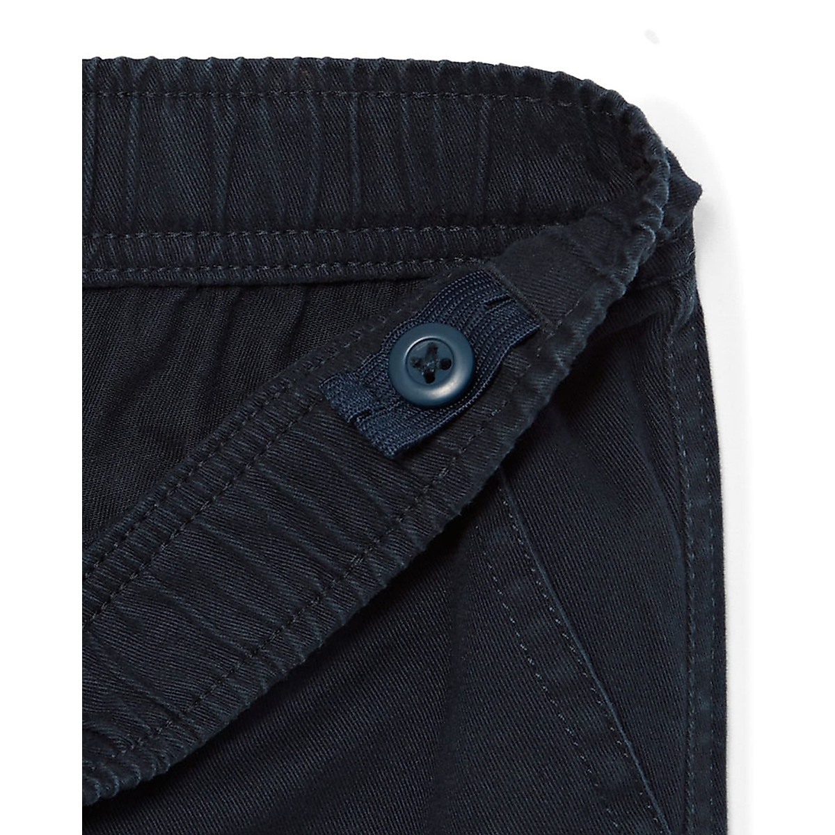 The Children's Place Boys Pull on Cargo Pants,Black/Flax/Gray Steel/New Navy 4 Pack,14