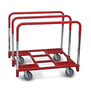 Raymond Products Panel Mover with 2 Fixed and 2 Swivel 5 in. Quiet Poly Casters 3 Standard Uprights