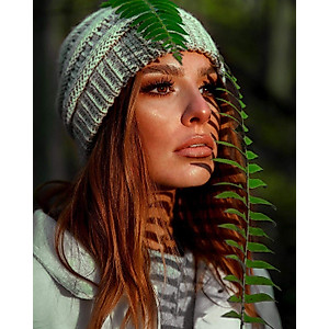 Funky Junque Solid Beanie 4-Pack: Black, Ivory, Beige, Charcoal