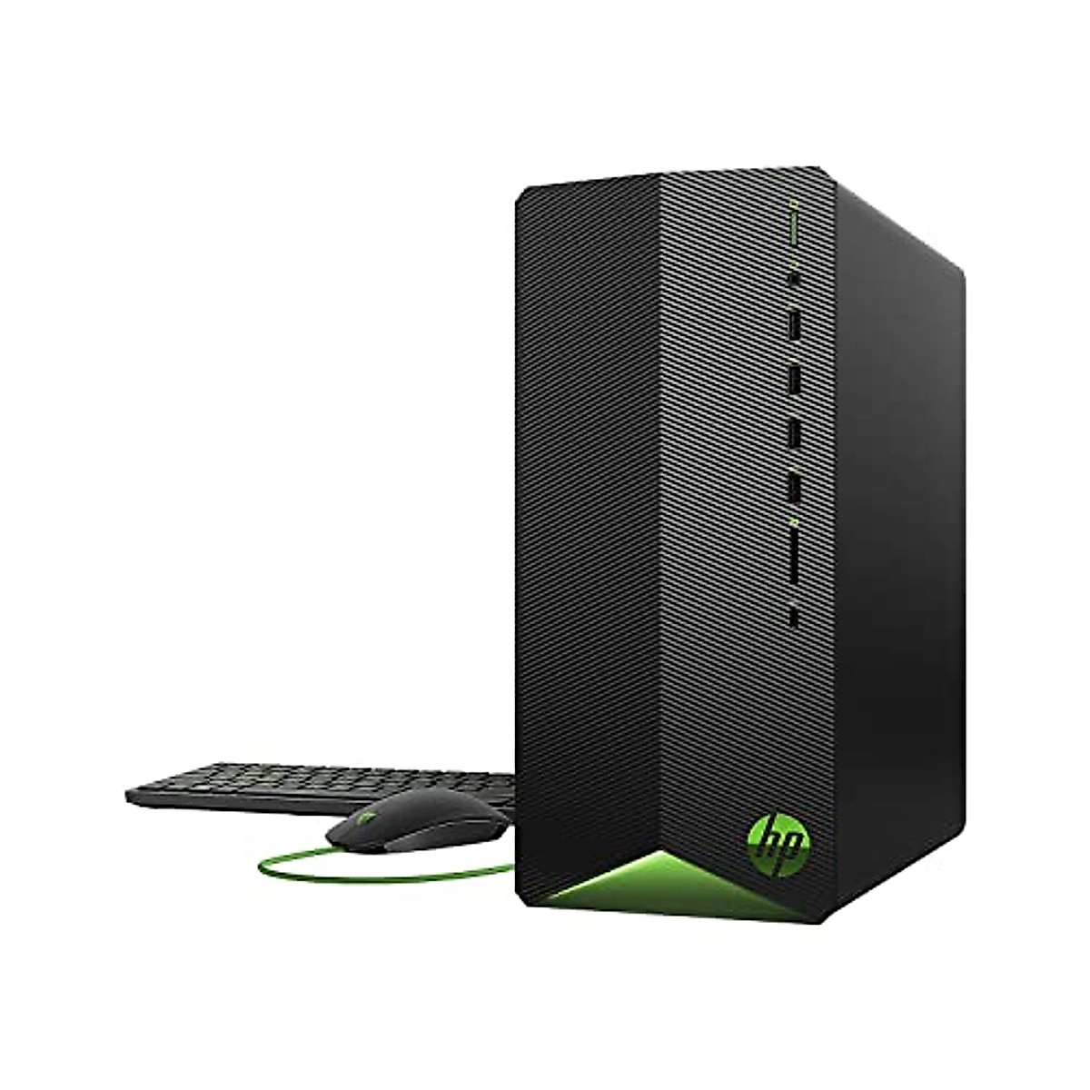 HP Pavilion Gaming Desktop PC - AMD 6-Core Ryzen 5 5600G Processor, AMD Radeon RX5500, 8GB RAM, 256GB PCIe NVMe SSD, Win 10 Home