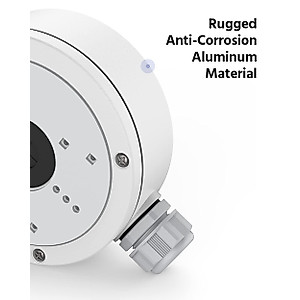 ANNKE Universal Junction Box Mount Bracket for Bullet Dome Turret PTZ Security Cameras Outdoor Waterproof Aluminum Wall Ceiling Mount Hide Cables