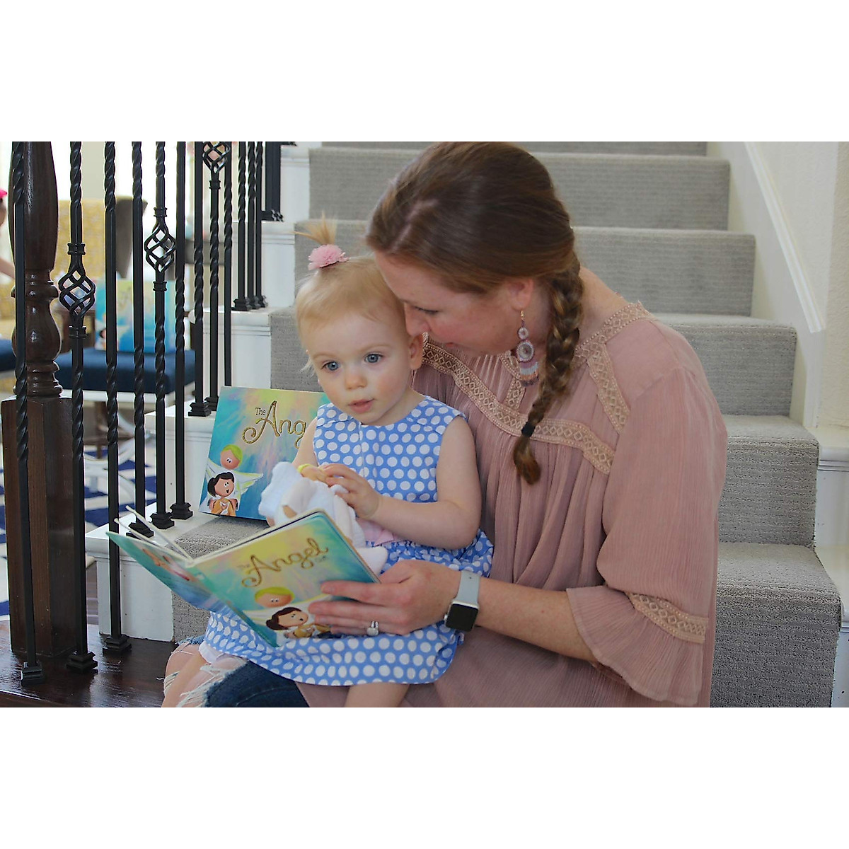 The Angel Gift Book Set: A Book Reminding Children That Angels are Watching Over Them, Baptism Gifts for Girls, Comfort Gifts, Comfort Book (Faith Version for Girls)