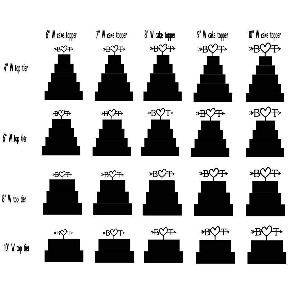 Rustic Wedding Arrow Cake Topper | Decoration | Beach wedding | Bridal Shower | Initials Cake Topper | Rustic Country Chic Wedding Top