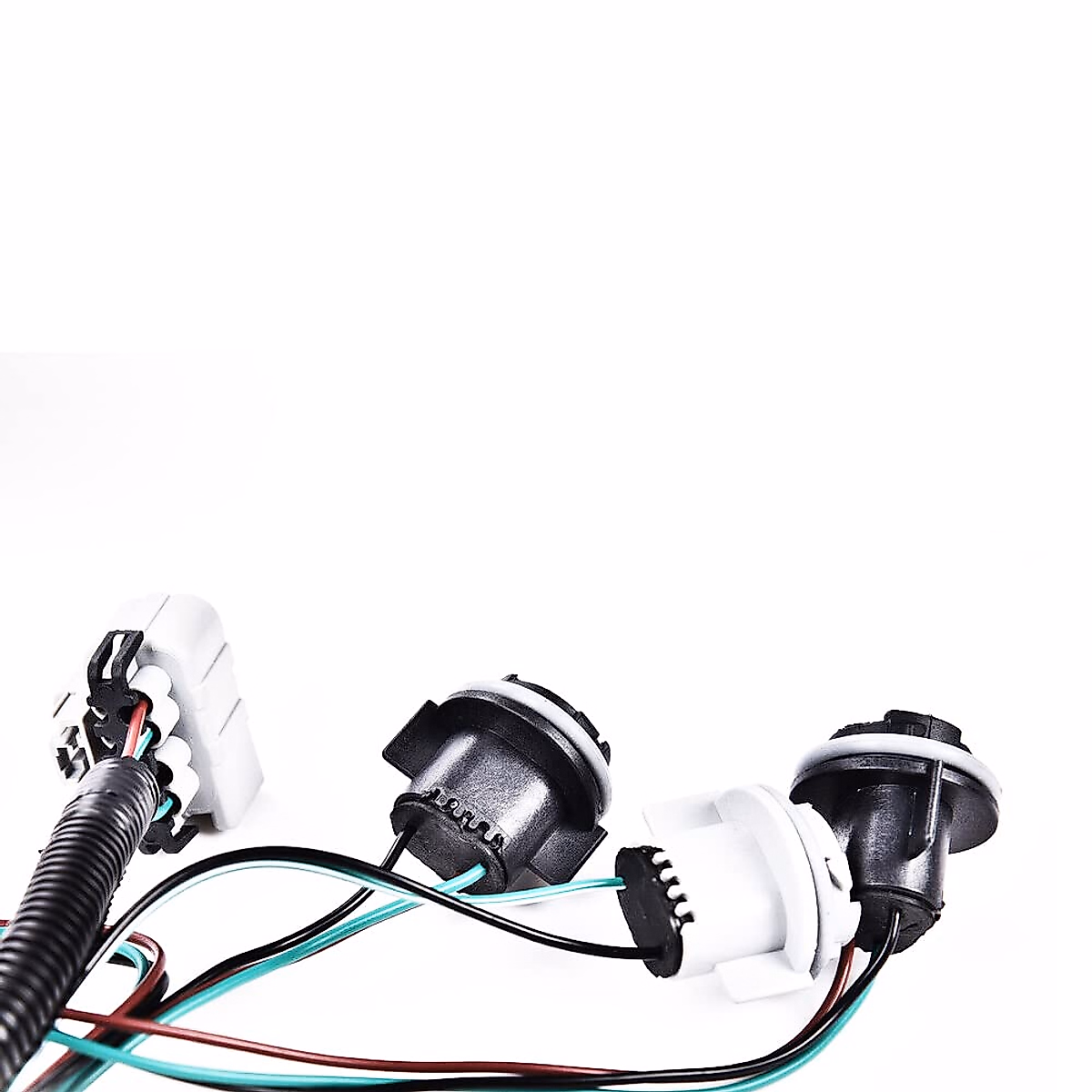 GTINTHEBOX Tail Turn Signal Brake Backup halogen Light Lamp Wiring Harness With Sockets for 2003 2004 2005 2006 2007 Chevrolet Silverado 1500 2500 HD 3500 Hybrid,2PCS