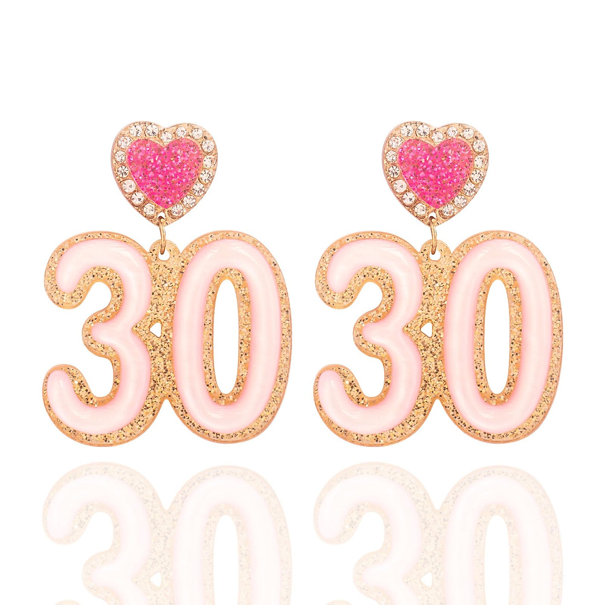30th Birthday Earrings, Finally 30th Birthday Gifts Idea for Her, Dangle Drop Birthday Earrings for 30 Birthday Decorations Gifts Ieda for Women 30 Decorations