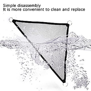 Nuatpetin 2 Pairs Reptile Hammock, 2 Sizes Bearded Dragon Hammocks Breathable Mesh Habitat Climbing Terrarium Accessories, Triangle Stable Lizards Lounger for Bearded Dragon Lizard Chameleon Snakes