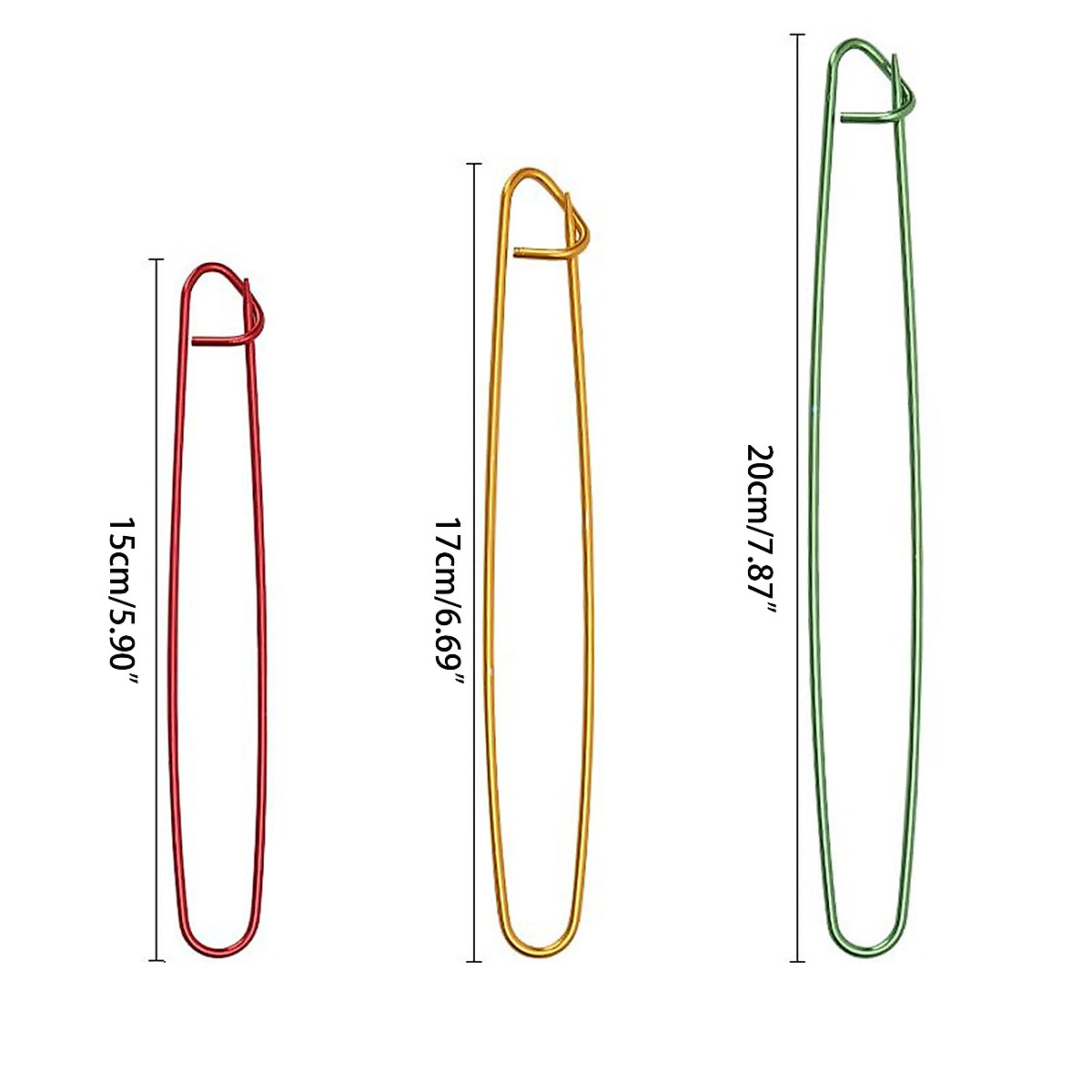 Kcjhagbd 6 Pcs Stitches Holder Set For Knitting Yarn Stitches Holder Knitting Stitches Holder Crochet Hooks Stitches Holder 6 Pcs Stitches Holder Set Practical Knitting Stitches Holder For Knitting