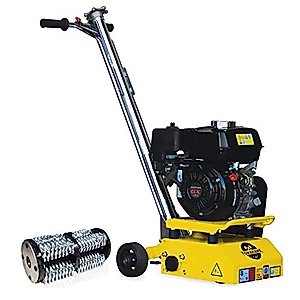 Tomahawk 8” Concrete Scarifier Road Planer Asphalt Grinder with 5.5 HP Honda Gas Engine & Drum