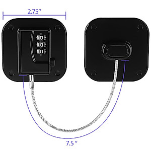 Hogarup Refrigerator Lock for The Safety of Your Stuff, Combo Fridge Locks for Kids, Kid Proof Cabinet Locks