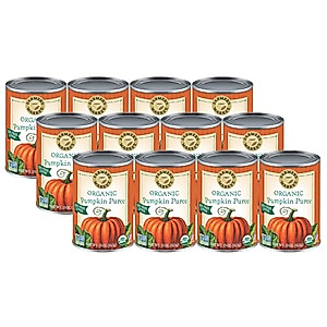 Farmer's Market Foods Canned Organic Pumpkin Puree, 15 Ounce (Pack of 12)