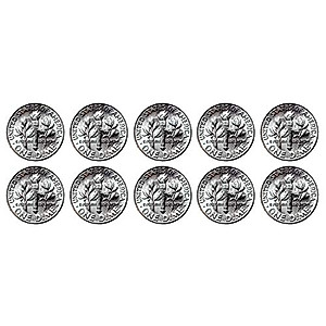 1946-1964 $1 Face - 90% Silver Roosevelt Dimes BU BU