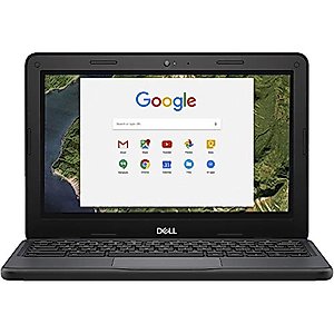 Dell Chromebook 5190 Intel Celeron N3450 X4 1.1GHz 4GB 32GB 11.6", Black (Renewed)