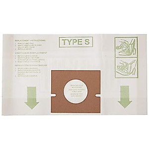 HOOVER Type S Bag (3-Pack), 4010064S,White