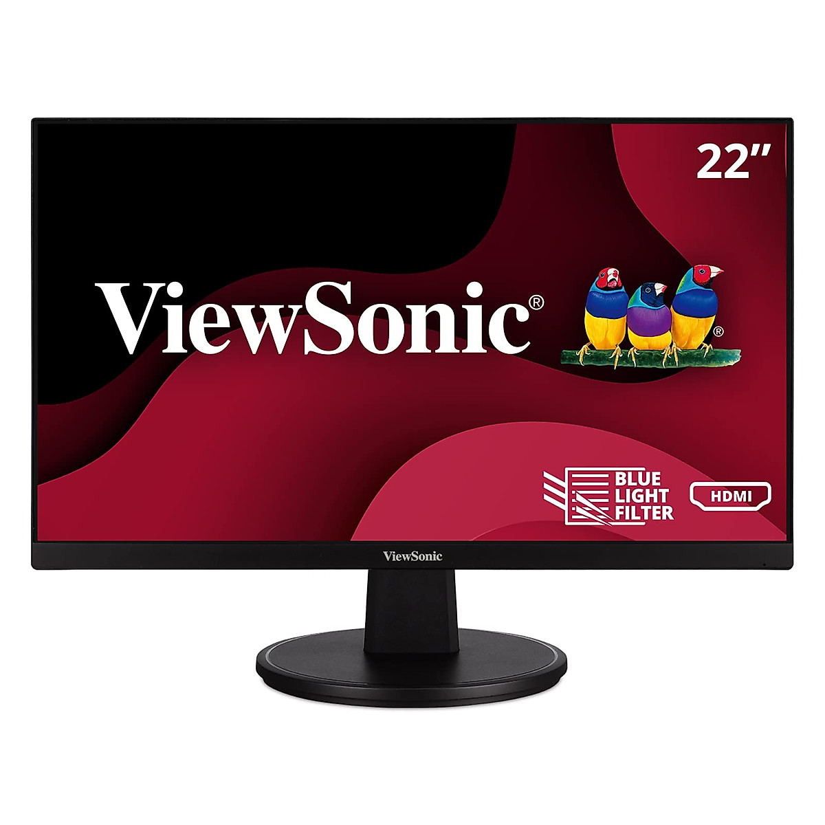 ViewSonic VS2247-MH 22 Inch 1080p Monitor with 75Hz, FreeSync, Thin Bezels, Eye Care, HDMI, VGA (Renewed)