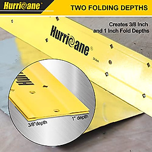 HURRICANE 18 Inch Folding Tool, Sheet Metal Bending Tool for HVAC, Bending and Forming Metal