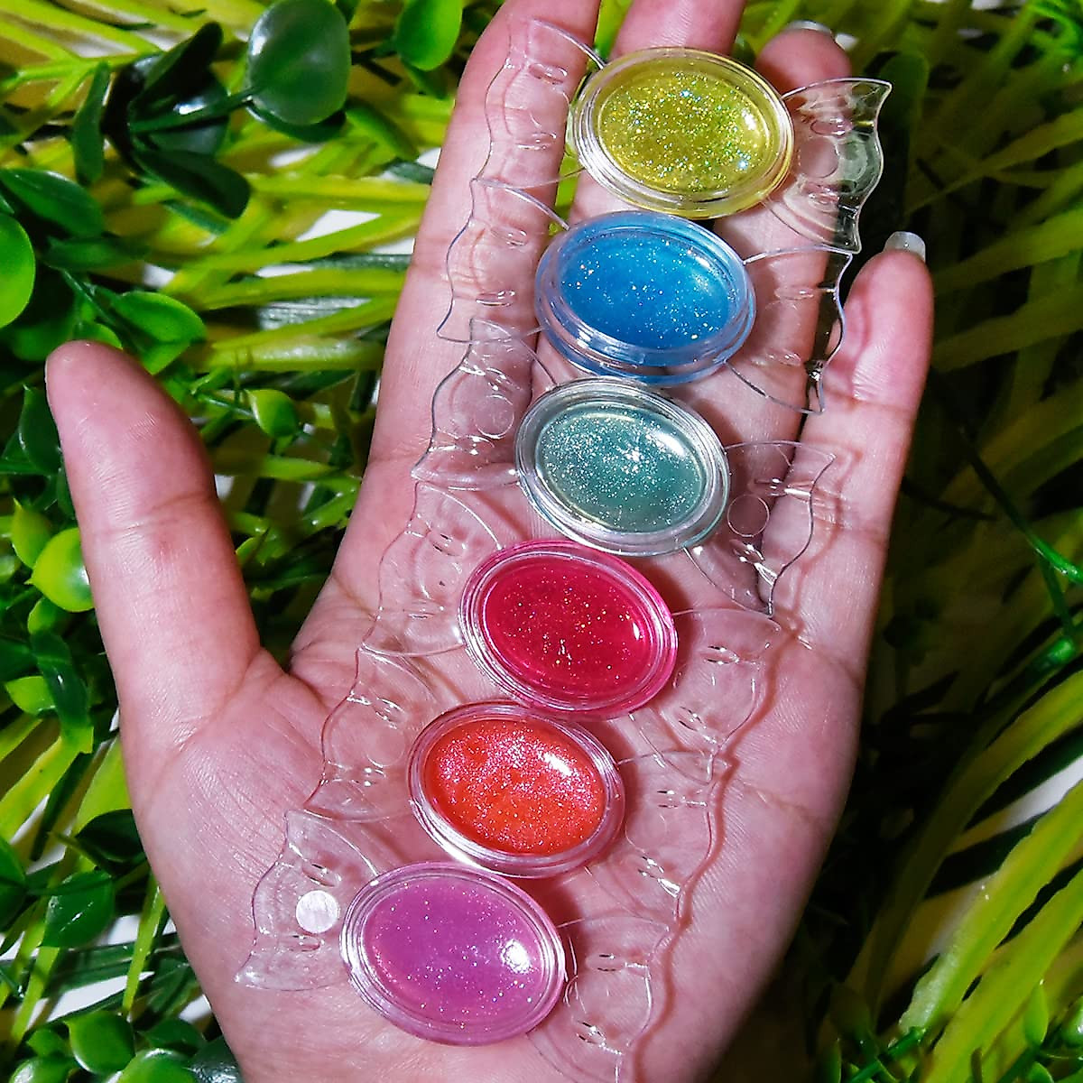 Mebtmel Cute Lip Gloss for Kids, 10PCS Glitter Girls Lip Gloss Set with Shape of Candy, Assorted Flavors Hydrating Lip Balm Party Favor Make-up for Girls and Teens Ages 8-12