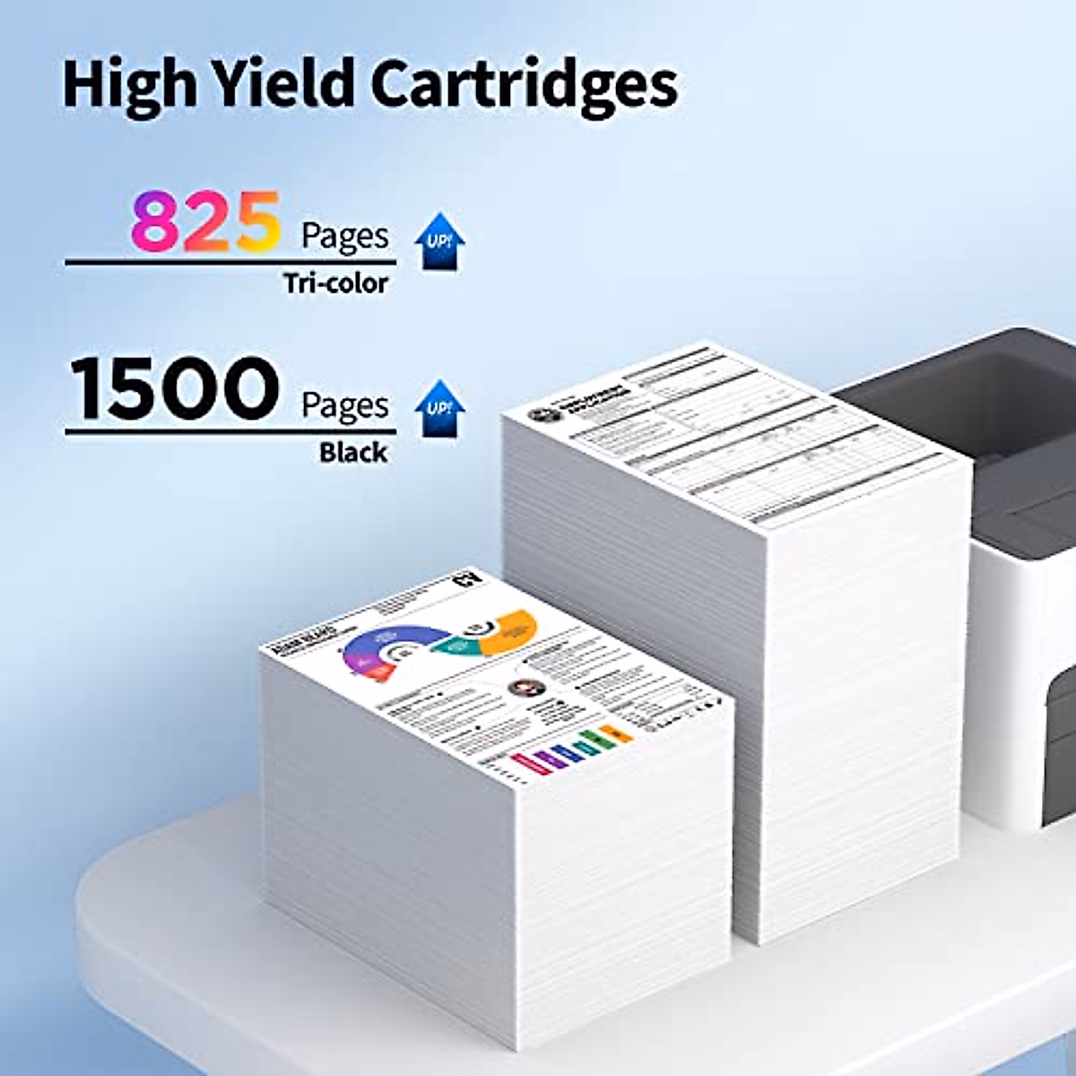 Compatible HP 910XL Ink Cartridges Combo Pack Replacement for HP 910 910XL, Work for HP OfficeJet Pro 8025 8025e 8028 8028e 8035 8035e Printers, 4-Pack of HP Ink 910XL Black and Color Combo Pack