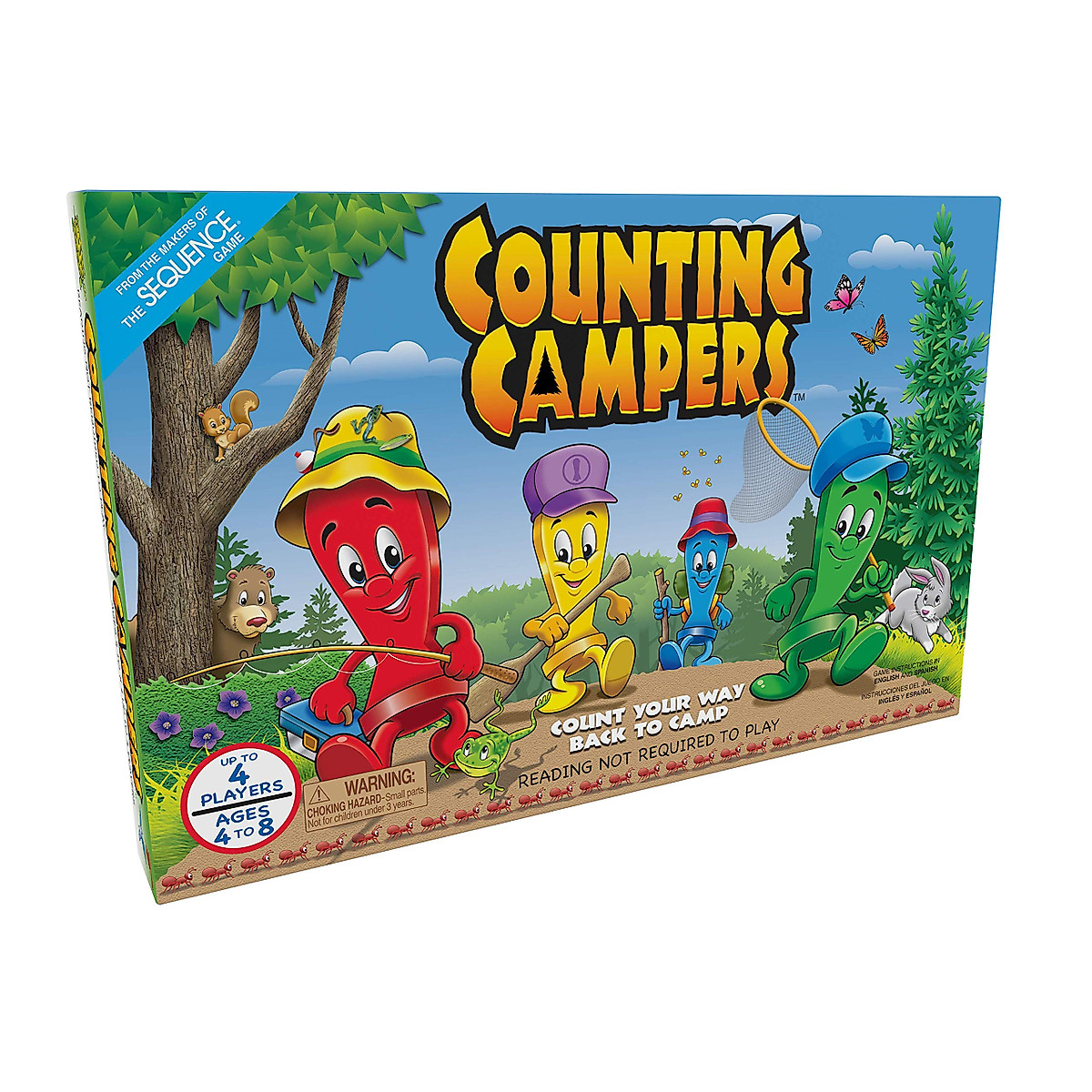 Jax Counting Campers Board Game Games ,5"