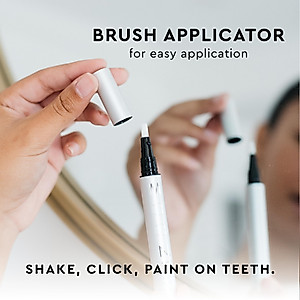 MOON Platinum Teeth Whitening Pen, Whitens Teeth Fast, Gentle on Sensitive Teeth, 30+ Uses, Vegan, Mint Flavor