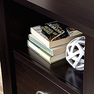 Sauder Shoal Creek L-Desk, Jamocha Wood finish