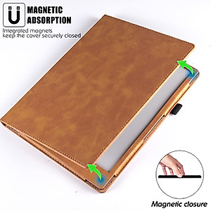 BOZHUORUI Stand Case for Remarkable 2 Digital Paper Tablet (10.3 inch - 2020 Release) - Premium PU Leather Book Folios Sleeve Cover with Pen Holder and Hand Strap