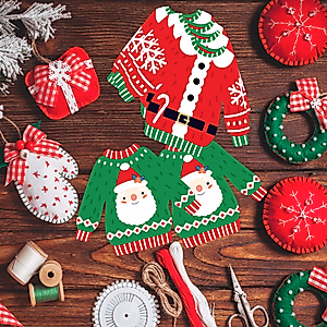 Ugly Sweater Party Decorations Ugly Christmas Cutouts Holiday Party Decor Ugly Sweater Shaped Paper DIY Cut-Outs