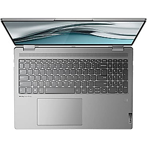 Lenovo Yoga 7 82QG Laptop 2022 16” WQXGA 2560 x 1600 Display Touchscrenn, Intel Core i7-1260P, 12-core, Intel Iris Xe Graphics, 16GB LPDDR5, 4TB SSD, Backlit KB, Thunderbolt 4, FP, Windows 11 Home