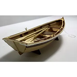 Midwest Dinghy Wooden Ship Model Building Kit for Adults DIY Woodcraft Self Assembly