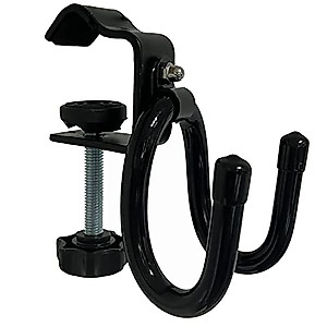 Pmsanzay Desk Store Clamp-On Skateboard Holder/Skateboard Hook /Mini Cruiser Hanger | Provides a Convenient Place to Hang Skateboard or Longboard to Reduce Clutter - 20 lb. Capacity - No Board