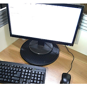 JEDFORE Heavy Duty 360°Rotating Swivel Steel Ball Bearings Stand for Big Screen Tv Monitor/Turntable/Lazy Susan (10 Inches, 2 Pack)