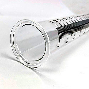 JOYBee 7inch Garden Glass Rain Gauge Replacement Tubes for Yard Garden Outdoor(Pack of 2)