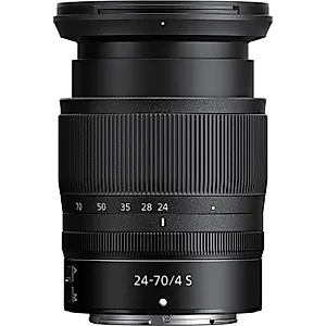 Camera Bundle for Nikon Z5 Mirrorless Camera with Z 24-70mm f/4 S, Z DX 50-250mm f/4.5-6.3 VR and 500mm f/8 Manual Focus Telephoto Lens + Accessories Kit (128GB, Deluxe Case, LED Light, and More)