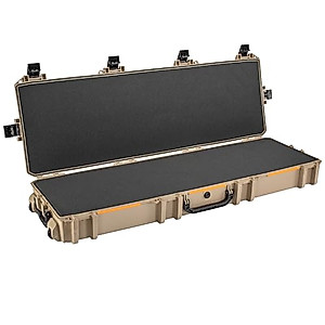 Pelican Vault V800 Multi-Purpose Wide Hard Case with Foam - Tripod, Equipment, Electronics Gear, Instrument, and More (Tan)