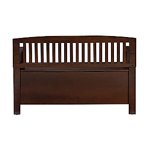 Linon Home Dcor Linon Home Decor Cynthia Storage Bench, 50"w x 17.25"d x 32"h, Walnut