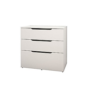 Arobas 3-Drawer Filing Cabinet from Nexera, White