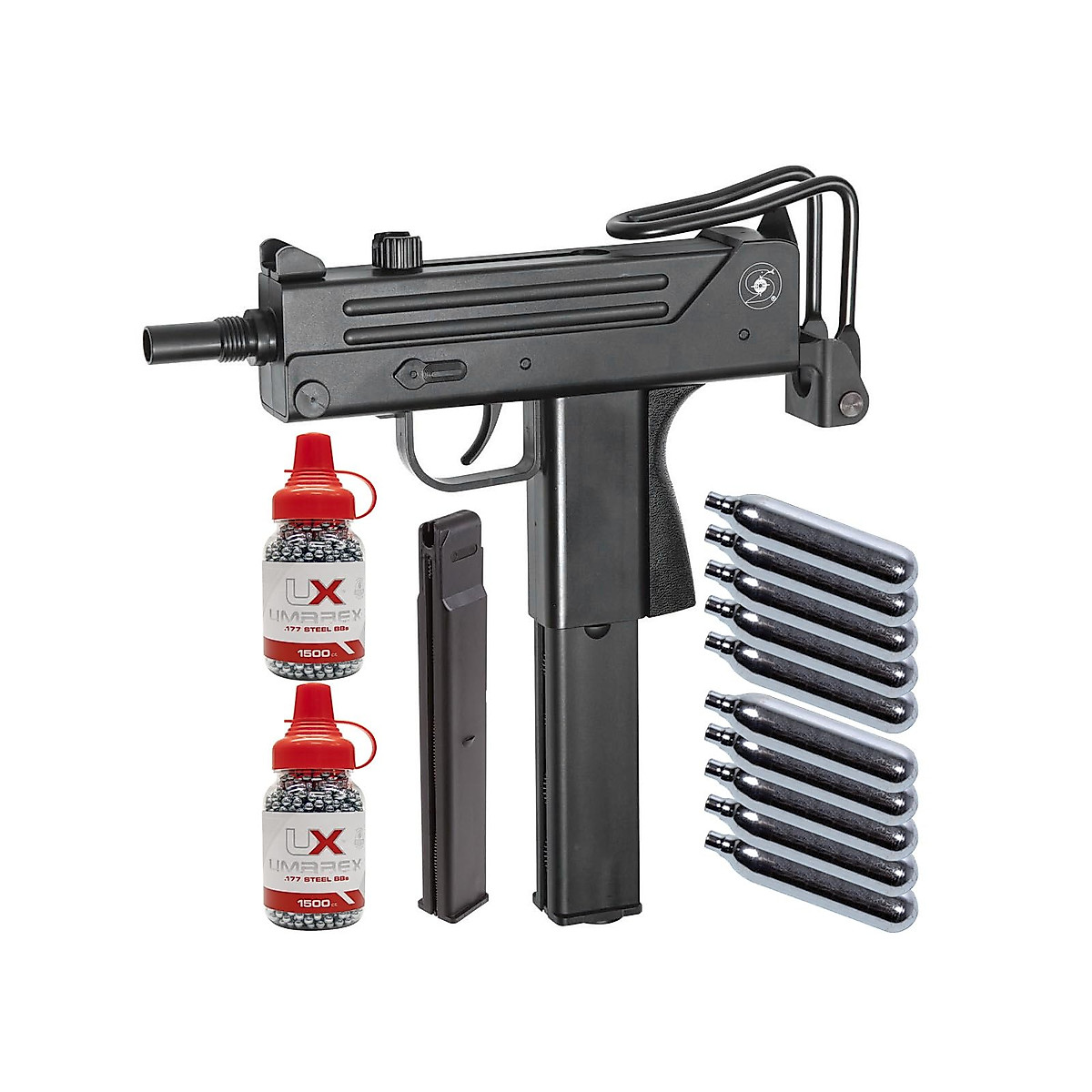 ASG Cobray Ingram M11 CO2 BB Submachine Gun Kit air Pistol