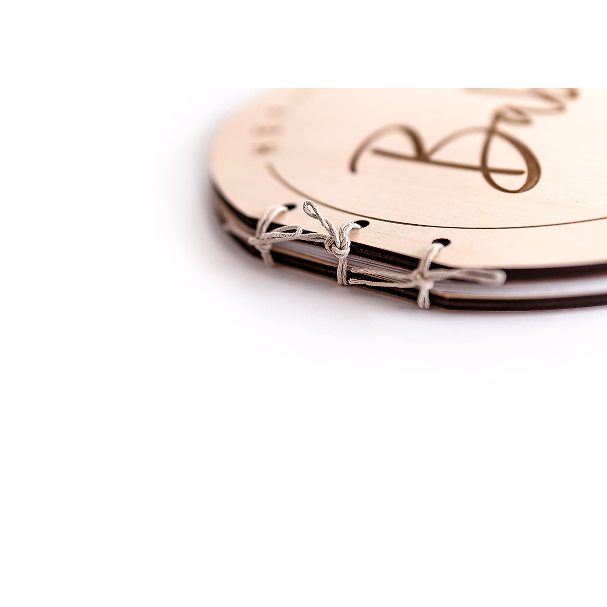 Hey Baby Wood Baby Shower Guest Book Alternatives for Boy or Girl, Rustic Baby Shower Guest Sign In Book, Keepsakes for Baby Shower, Gift for New Parents and Expecting Mothers