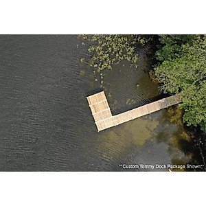 Tommy Docks Galvanized Steel Dock Pipe 2 Pack - 6 FT Normal Duty - 1.66 in Diameter - Superior Dock Post