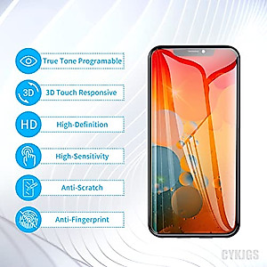 for iPhone 11 Screen Replacement 6.1” with Ear Speaker and Proximity Sensor, 3D Touch LCD Display Digitizer Full Assembly with Front Earpiece Repair Tools, HD Glass Fix Kits for A2111, A2223, A2221