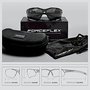 FORCEFLEX Havoc | Unbreakable Sports and Running Sunglasses for Men and Women